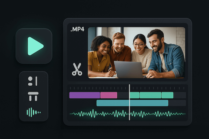 MP4 Video Editor - Edit Videos Easily and Quickly with AI